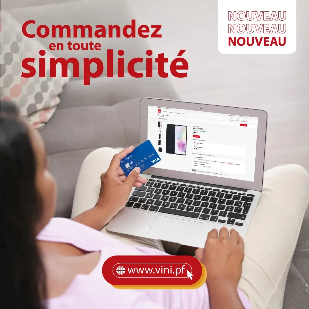 Téléphones, forfaits et accessoires. Livraison partout en Polynésie | Vini